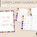 Candy Land Counseling Worksheets & Prompts - Etsy