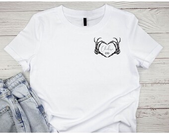 Heart Skeleton Hands With Radiation Symbol. Radiology Week 2022 Shirt ...