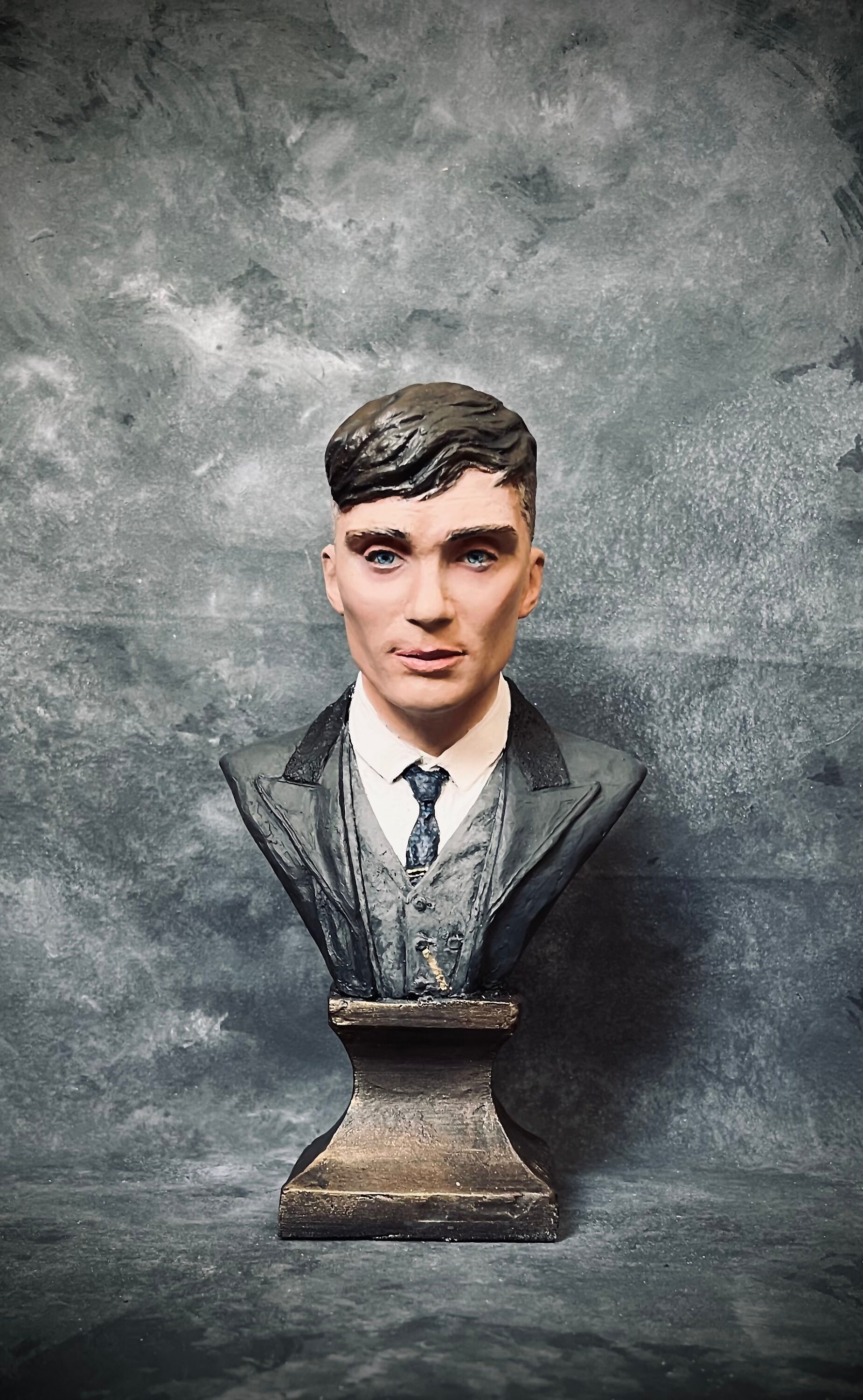 Thomas Shelby Peaky Blinders Portrait Statue 26 Cm - Etsy
