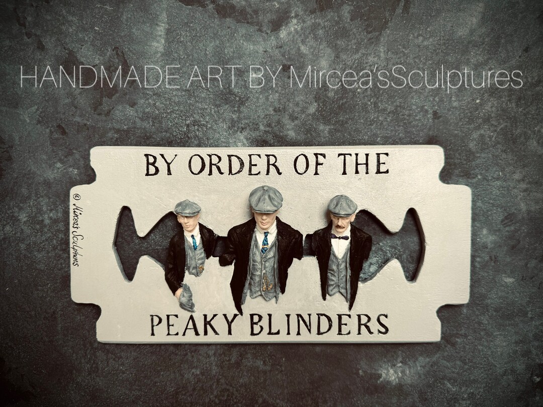 PEAKY BLINDERS RAZORBLADE Handmade Art 27cm X 13,5 Cm X 3cm - Etsy