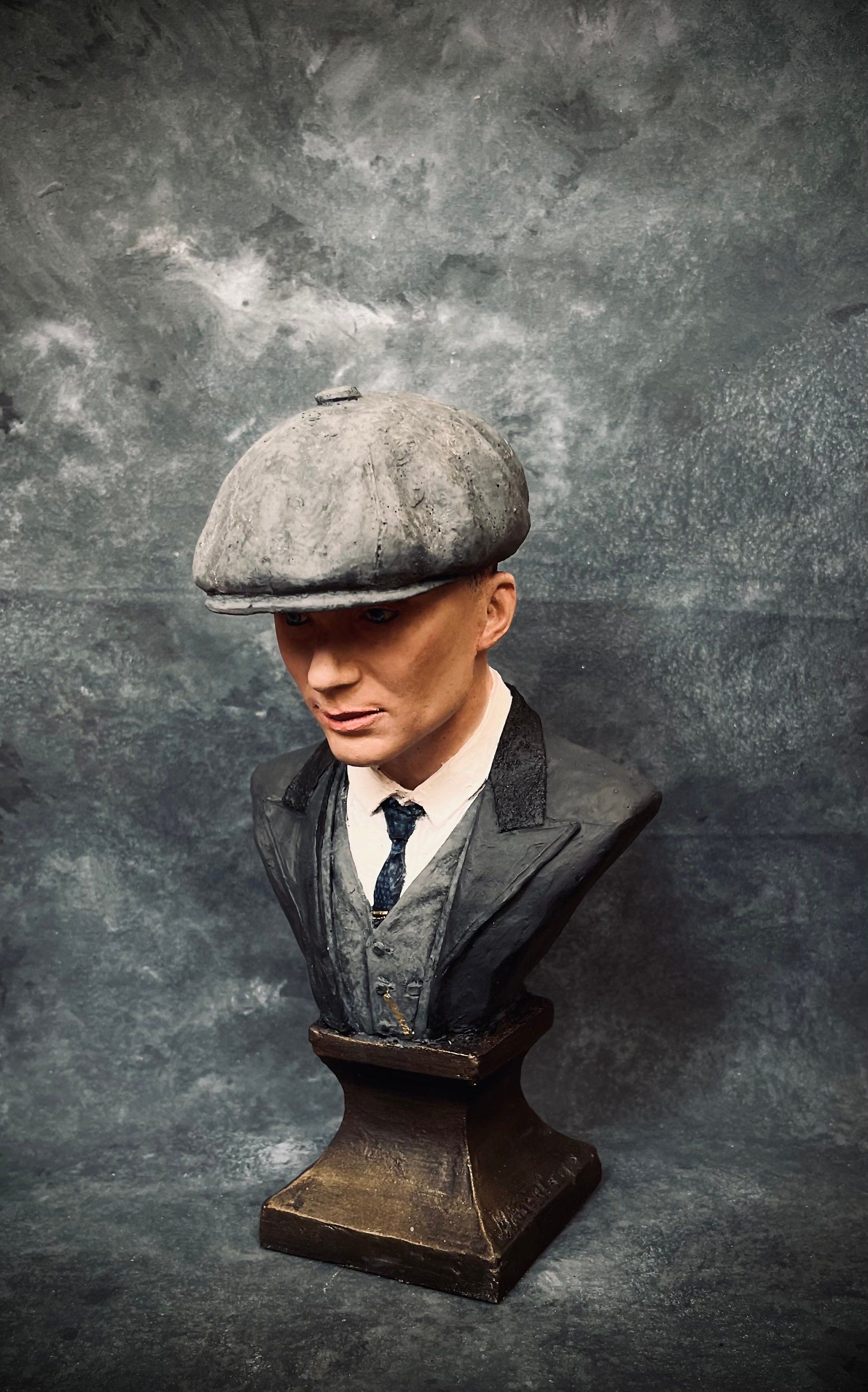 Thomas Shelby Peaky Blinders Portrait Statue 26 Cm - Etsy