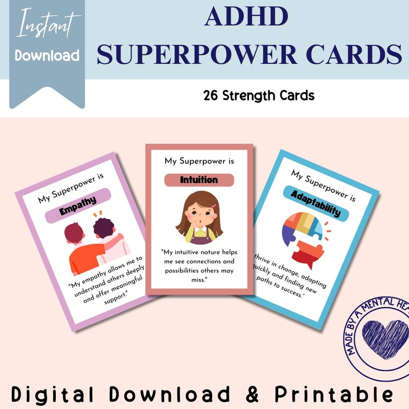 Adhd Worksheets for Kids - Etsy