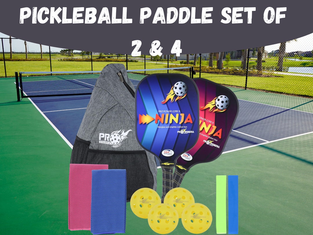 Cute Pickleball Paddles Bundle Gift for Dad, Mom, Him, or Her, Perfect ...