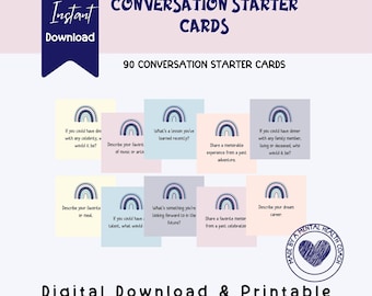 Table Talk Conversation Cards, Social Psychology, Therapist Resources ...