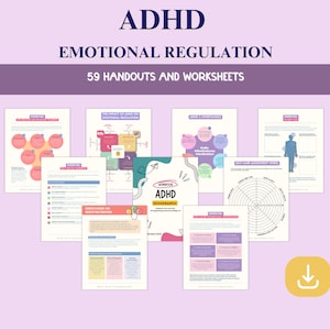 ADHD Executive Functioning Worksheet Bundle for Teens, Time Management ...
