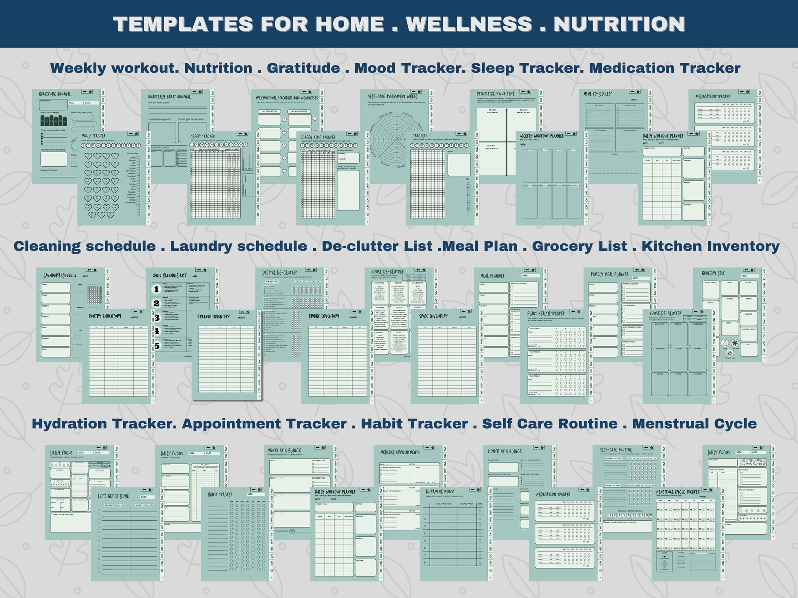 ADHD Digital Planner: Undated, Daily & Weekly (goodnotes Template) - Etsy