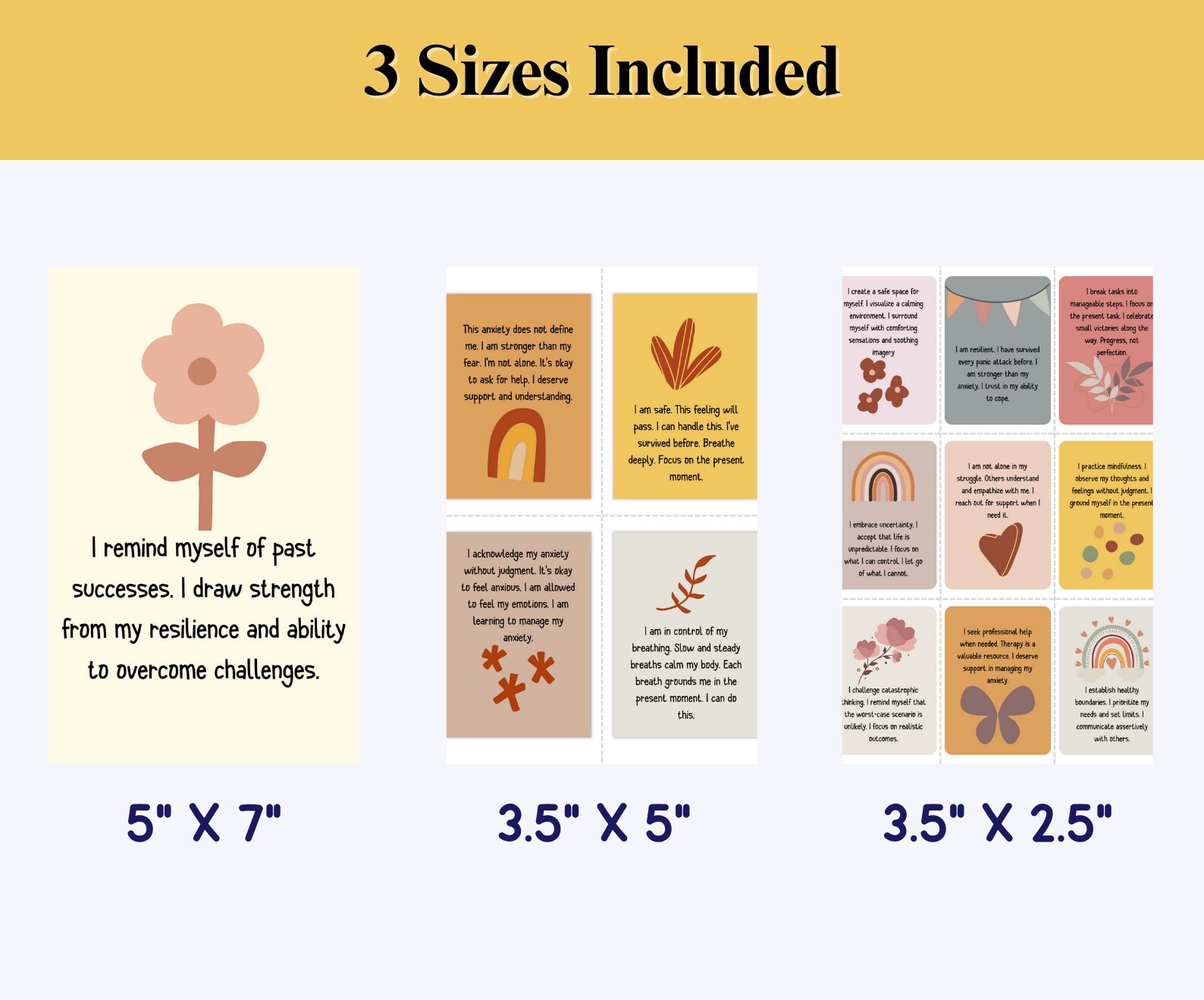 Mindfulness and Coping Skills Cards for Anxiety Relief - Therapy Tools ...