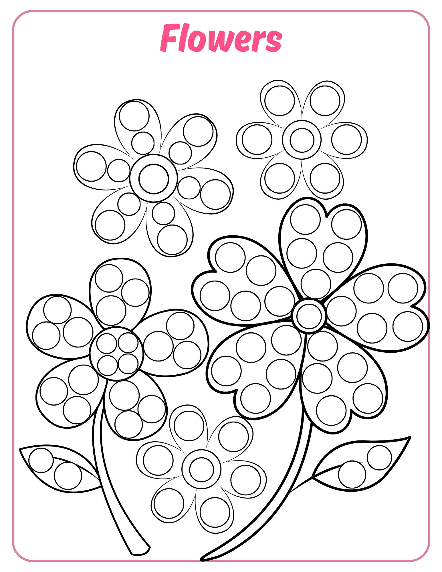 Kids' Spring Dot Marker Printable: Fun PDF Activities With Rabbits ...