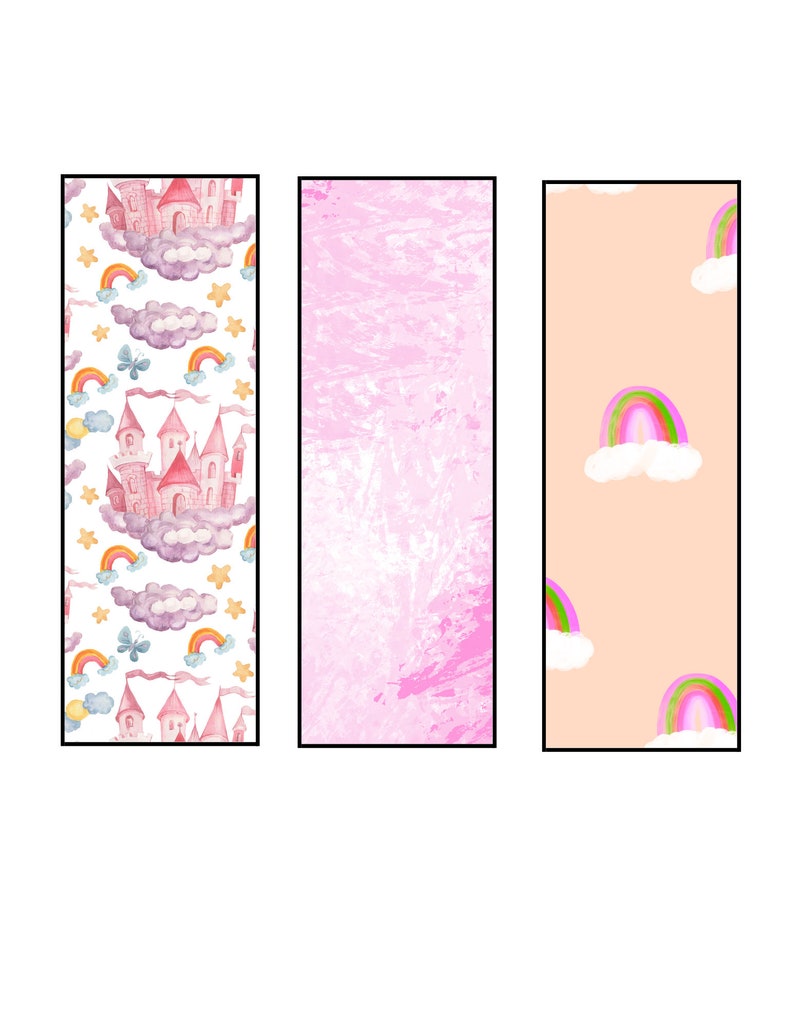 Kids' Printable Bookmark Set 42 Colorful & Fun PDF Designs, Immediate ...