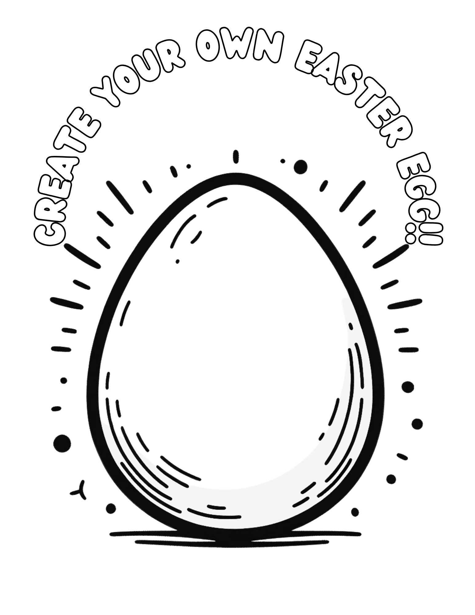Easter Adventure Coloring Book for Kids: Instant Digital Download of ...