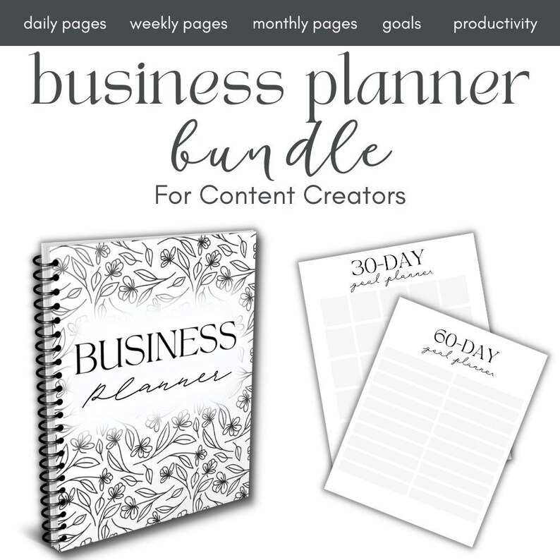 Ultimate Business Planner Bundle for Entrepreneurs: Daily, Weekly ...