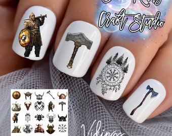 Ubbe Vikings Temporary Tattoo for Cosplayers. 2 Copies Vertical Line of ...