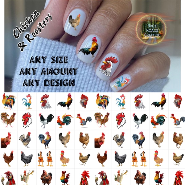 Chicken Decals - Etsy