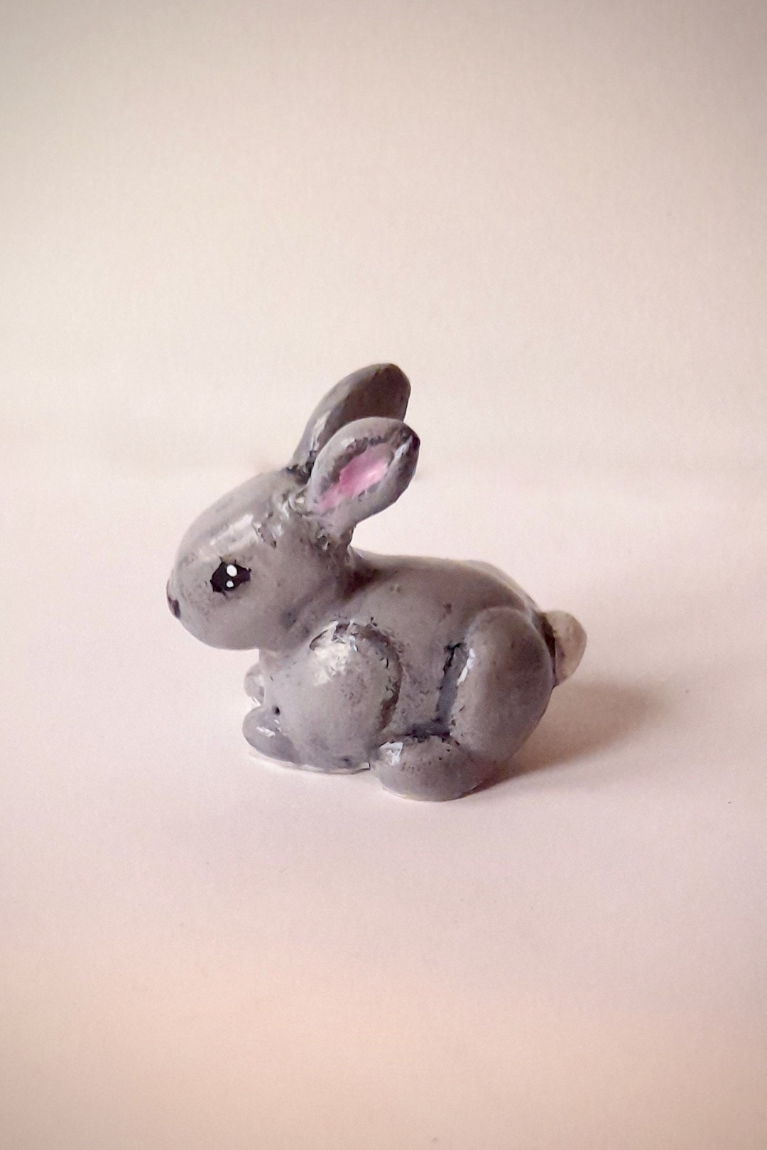 Rabbit Figure Grey - Etsy