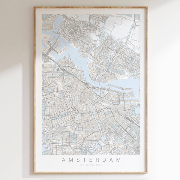 Amsterdam Map - Etsy