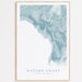 Nature Coast Map Print, Map of Nature Coast Florida, Florida Beach Home ...