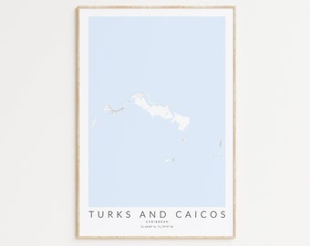 Turks and Caicos Vintage Map 1782 Lucayan Archipelago Old Atlas Poster ...