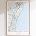 New Jersey Map Print, New Jersey State Poster, New Jersey Beach Home ...