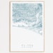 Highway 30A Map Print, 30A Wall Art, Florida 30A Poster, Miramar Beach ...