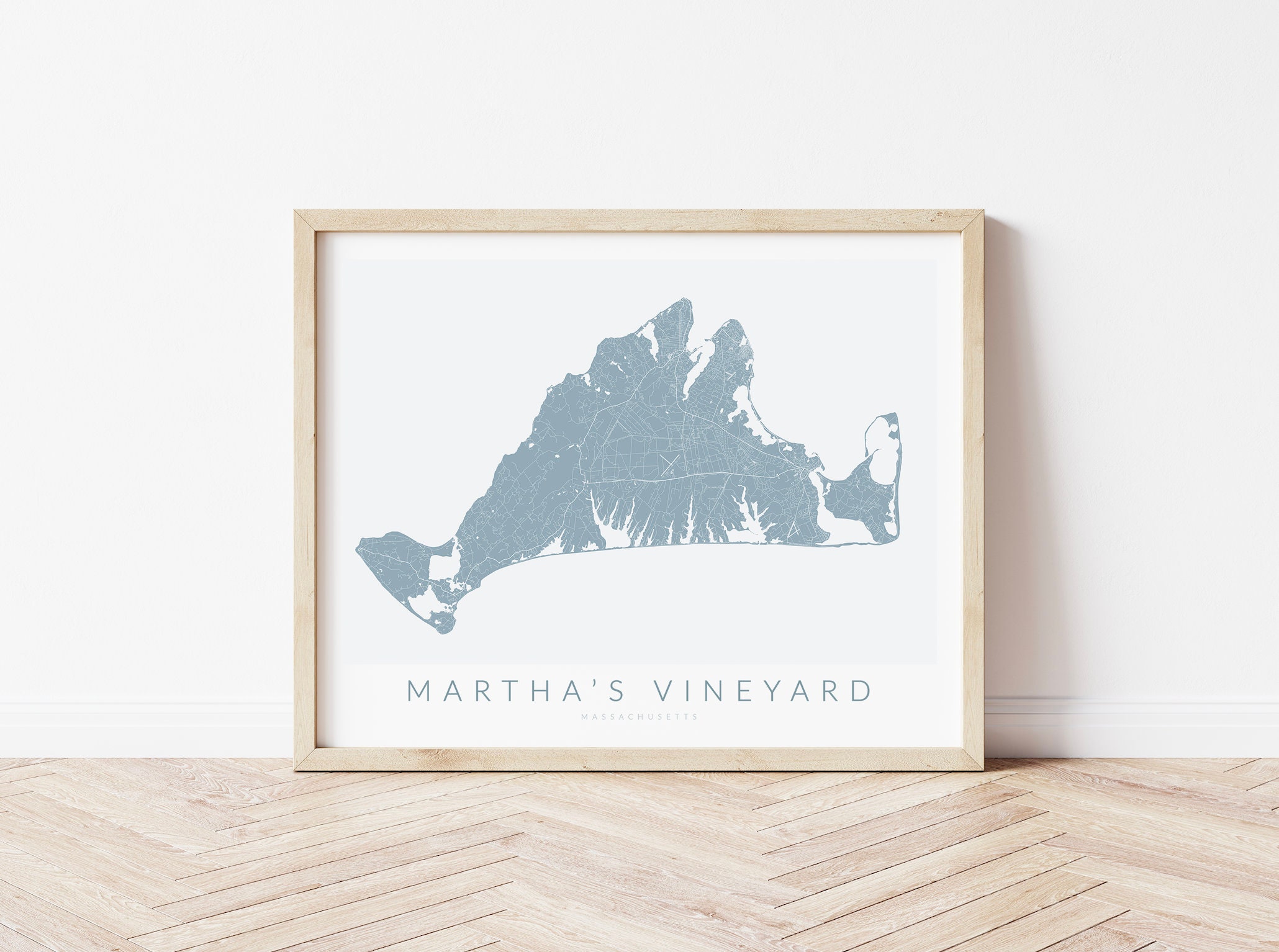 Martha's Vineyard Map Print, Martha's Vineyard Poster, Marthas Vineyard ...