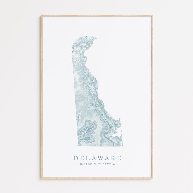 Delaware Print - Etsy