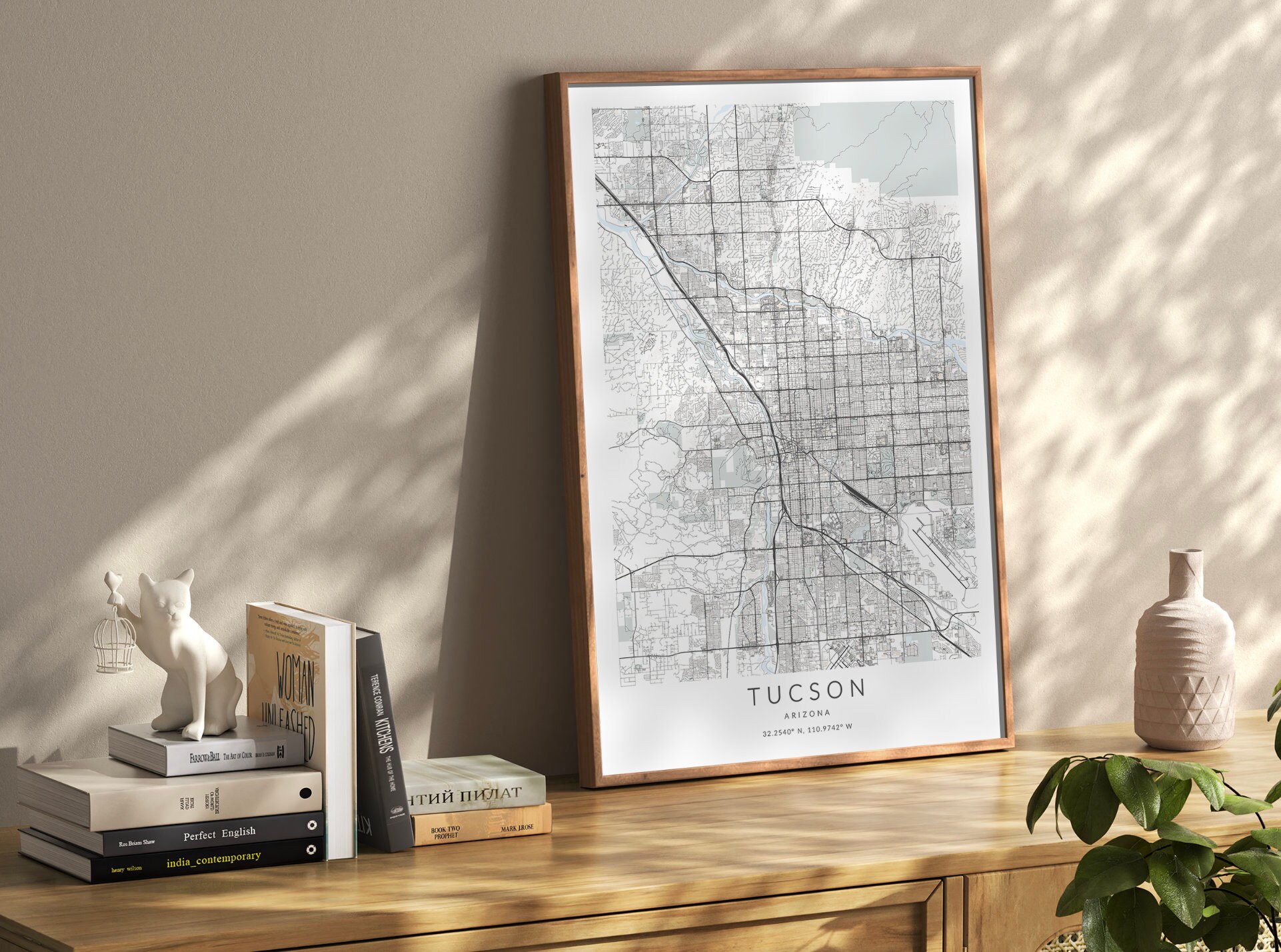 Tucson Map Print, Tucson Arizona Map Poster, Tucson Poster, Tucson Gift ...