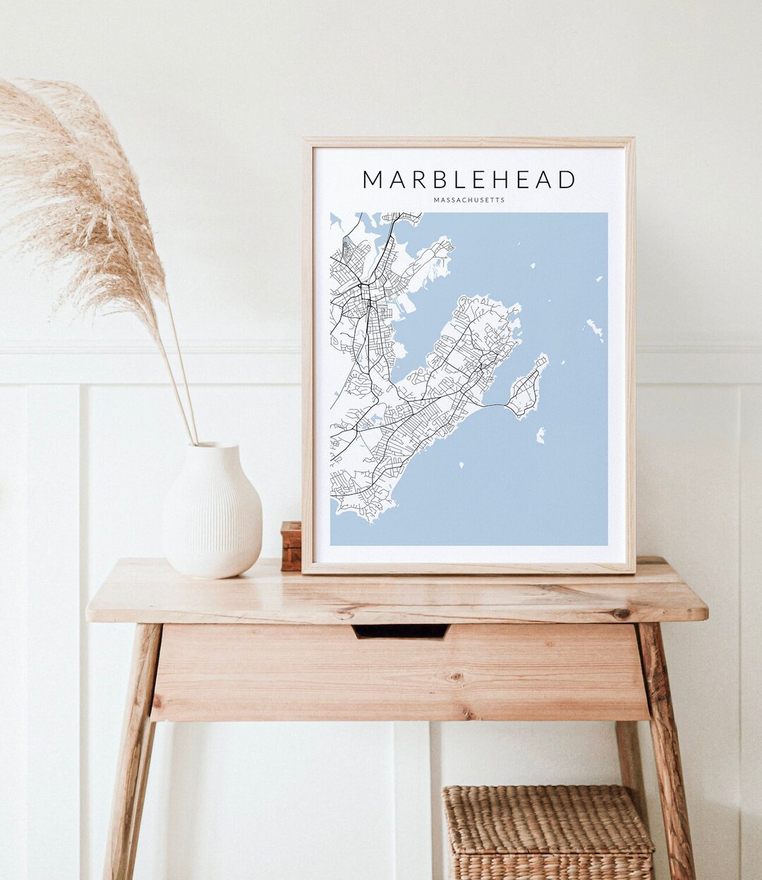 Marblehead Massachusetts Map Print, Marblehead Print, Marblehead Poster ...