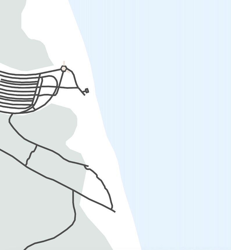 Marconi Beach Map Print, Cape Cod Map Print, Wellfleet Massachusetts Poster, Marconi Beach Cape ...