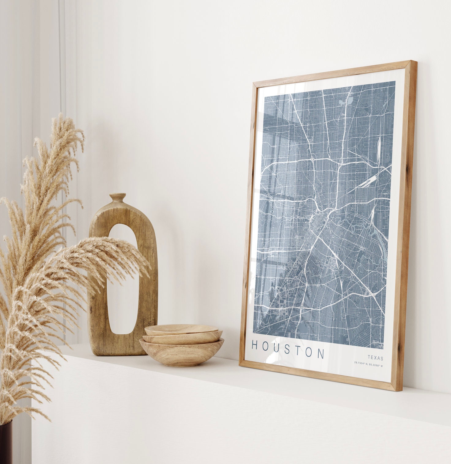 Houston Map Poster, Houston Print, Texas Map, Houston Gift, Texas Gift ...