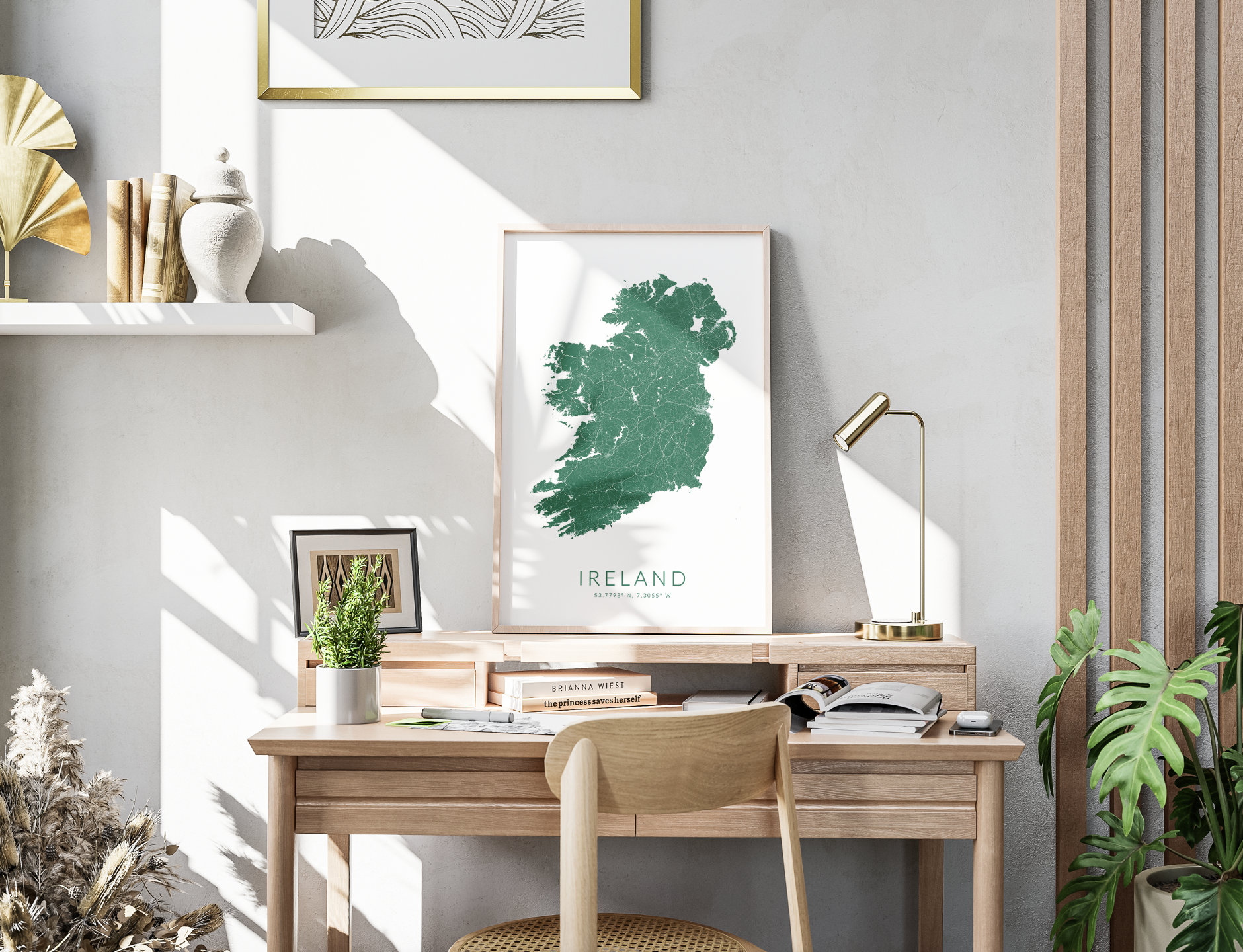 Ireland Map Print, Ireland Map Poster, Ireland Gift, Minimalist Map ...