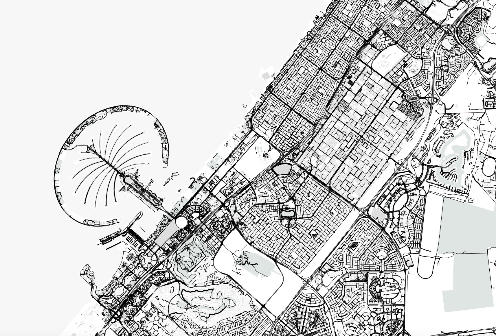 Dubai Map Print, Dubai Print, Dubai Wall Art, UAE Map Poster, Dubai ...