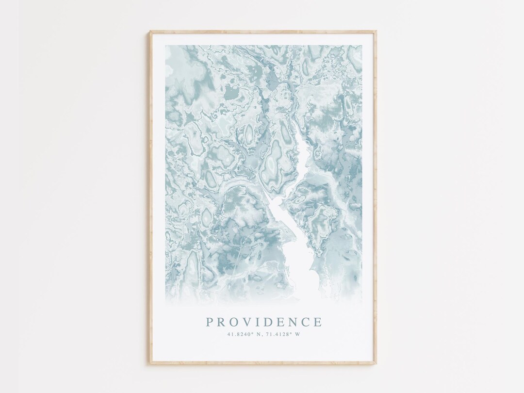 Providence Rhode Island Map Print, Providence Map Poster, Providence ...
