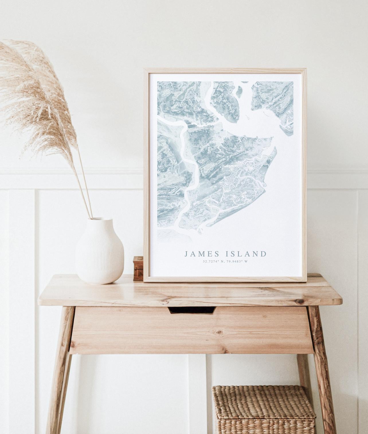 James Island Map Print, Map of James Island South Carolina, James ...