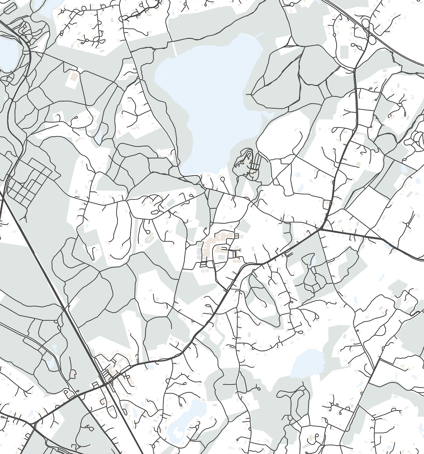 Lincoln Massachusetts Map Print, Map of Lincoln MA, Lincoln Poster ...