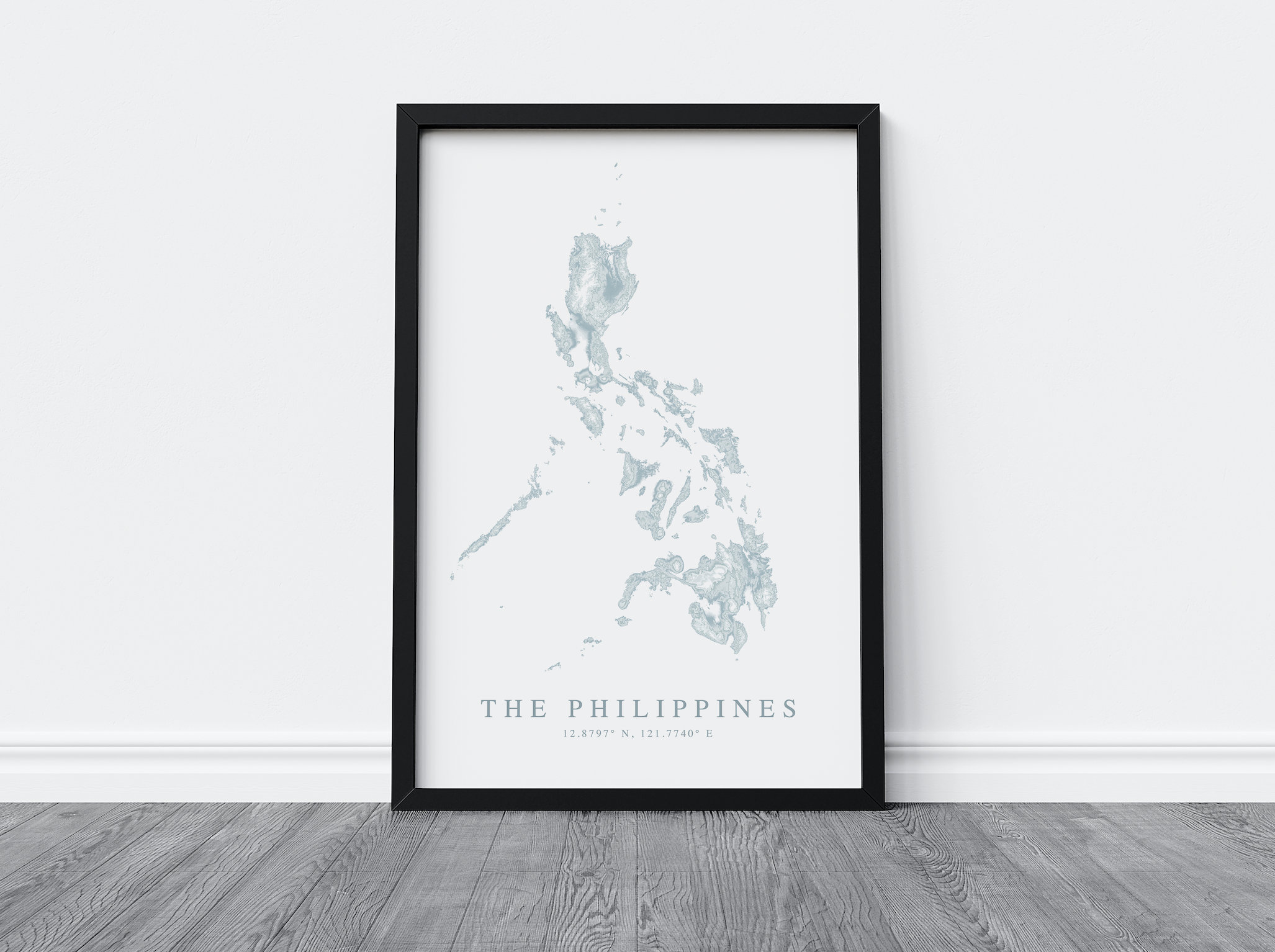 The Philippines Map Print, Philippines Map Art, Filipino Art Print ...