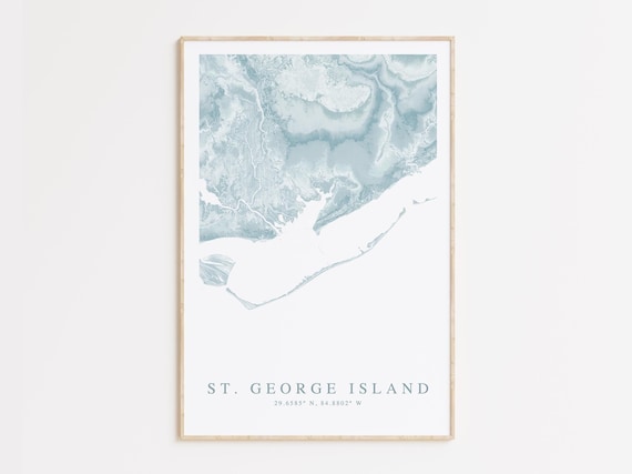 St George Florida Map