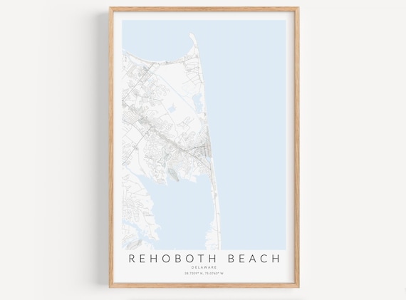 Map Of Rehoboth Delaware