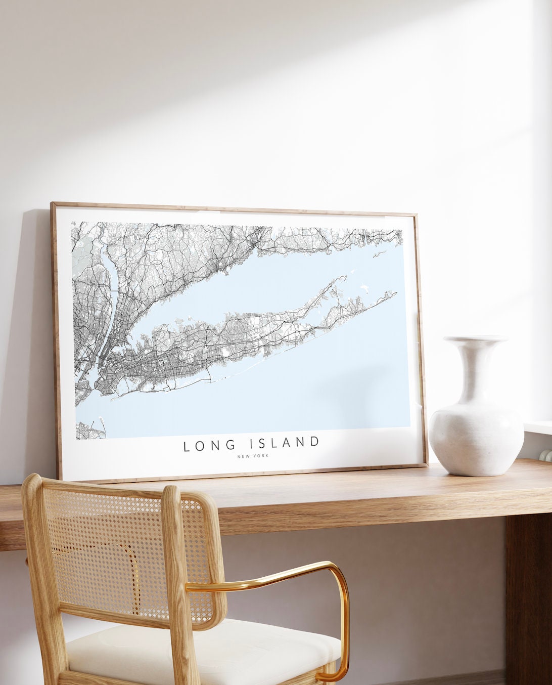 Long Island Map Print, New York Map Print, Long Island Poster, Long ...