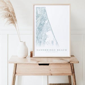 Sandbridge Beach Virginia Map Print, Map of Sandbridge Beach ...