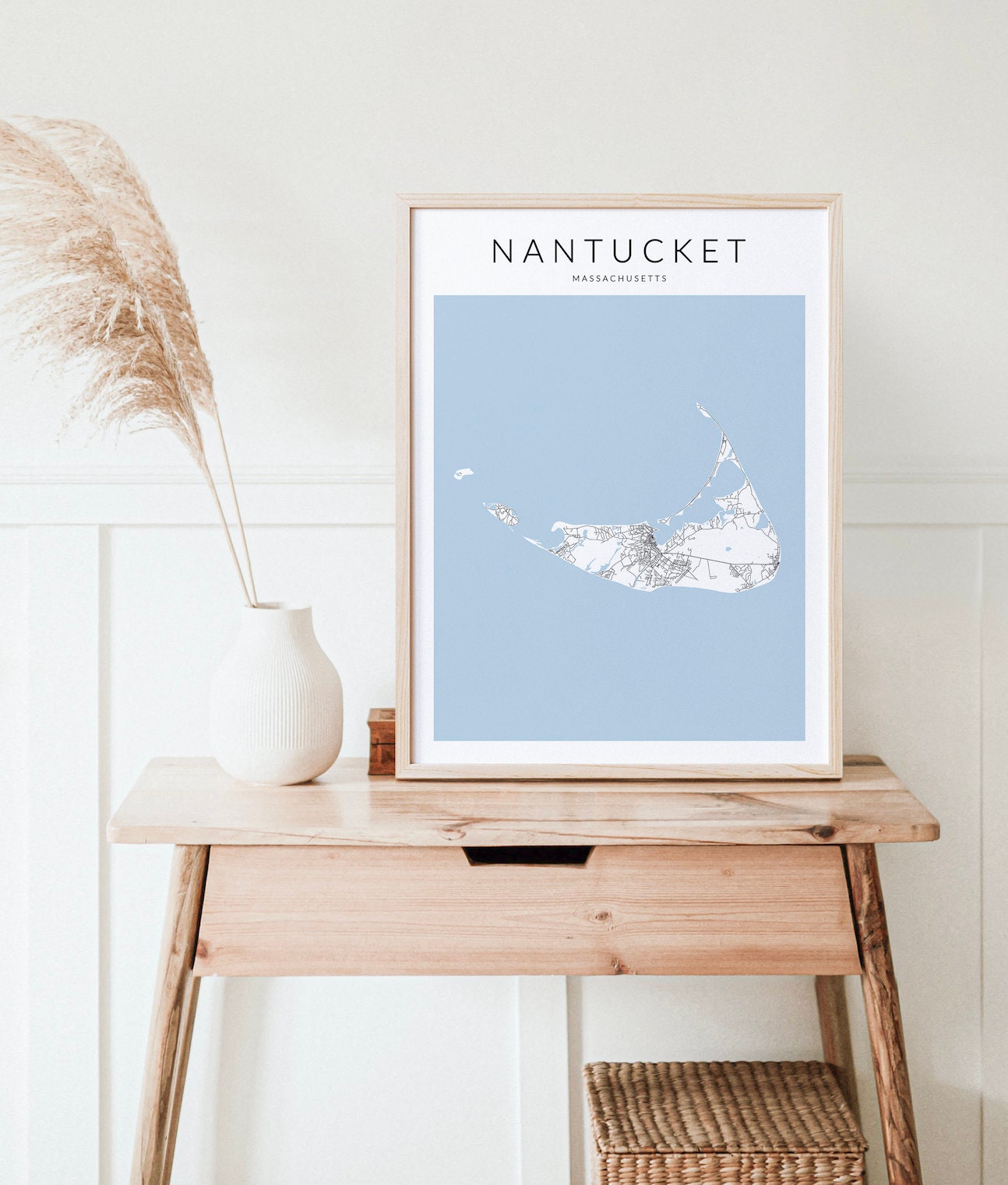 Nantucket Map Print, Nantucket Poster, Nantucket Gift, Nantucket Wall ...