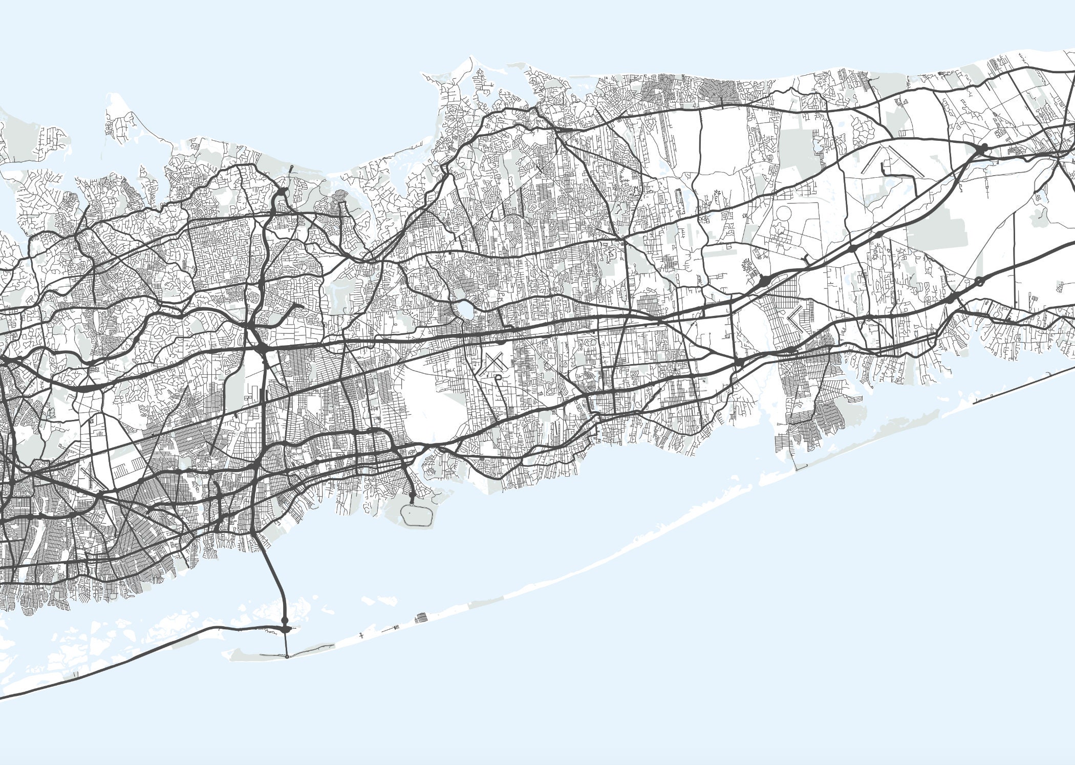 Long Island Map Print, New York Map Print, Long Island Poster, Long ...