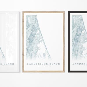 Sandbridge Beach Virginia Map Print, Map of Sandbridge Beach ...