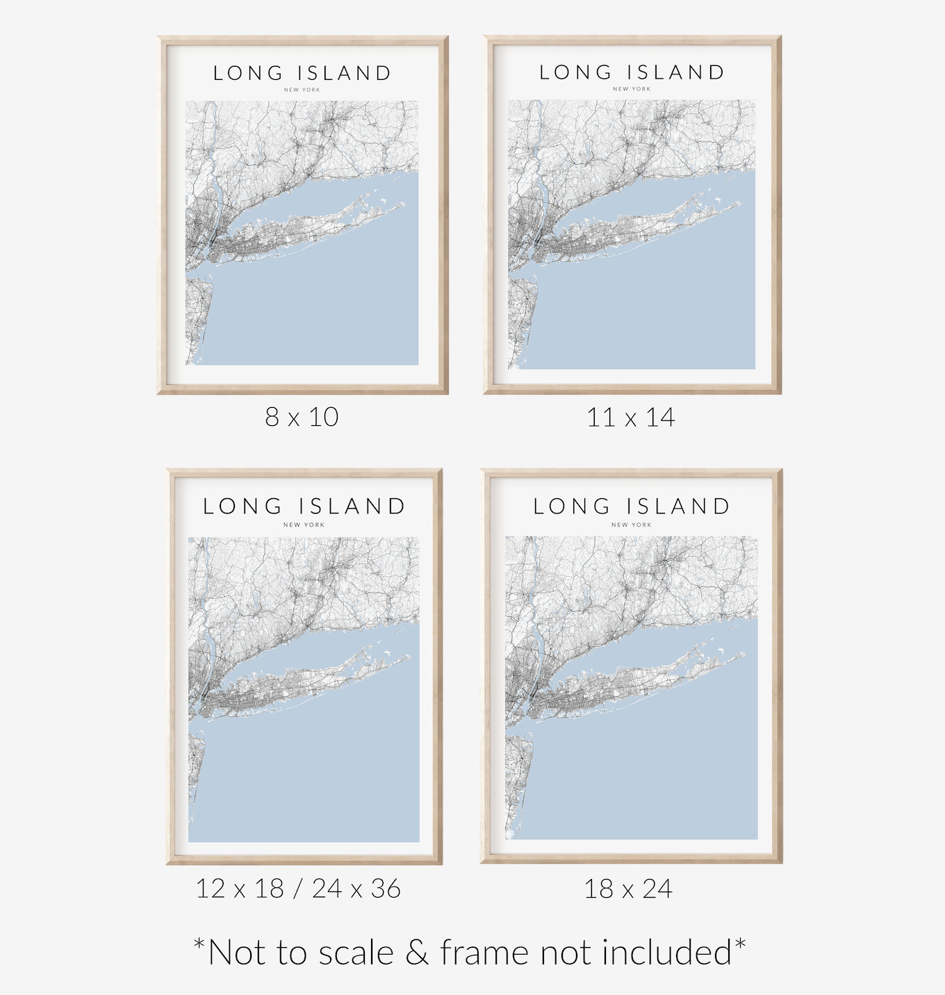 Long Island Map Print, Long Island Poster, New York Wall Art, Long ...