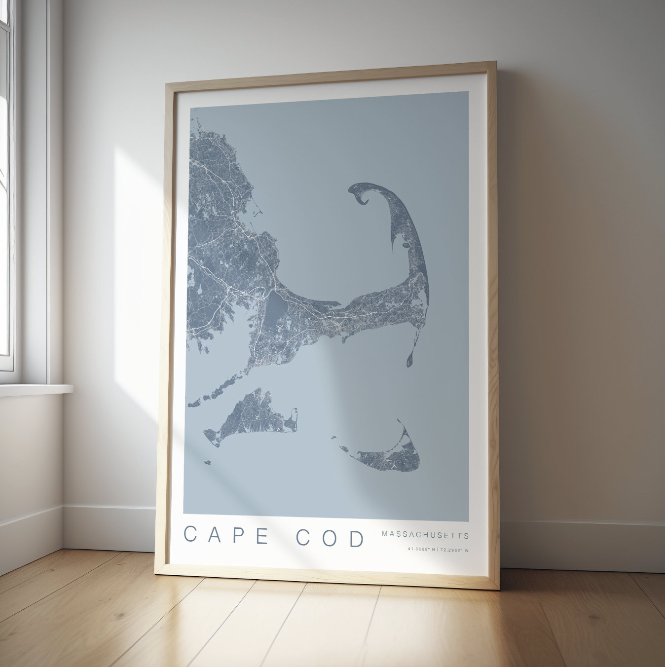 Cape Cod Map Print, Cape Cod Poster, Nantucket Map Print, Martha's ...