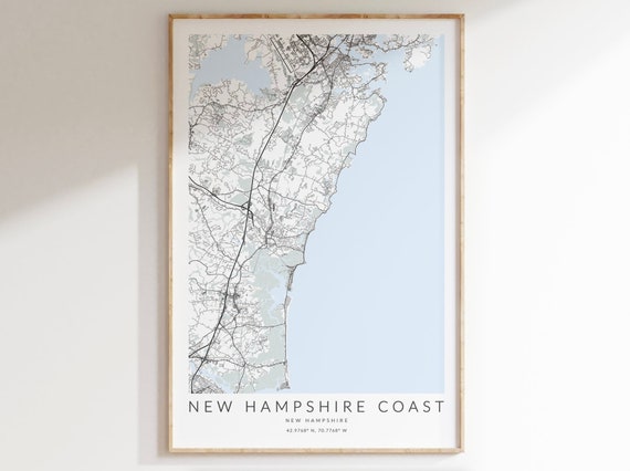 Map Of New Hampshire Coastline
