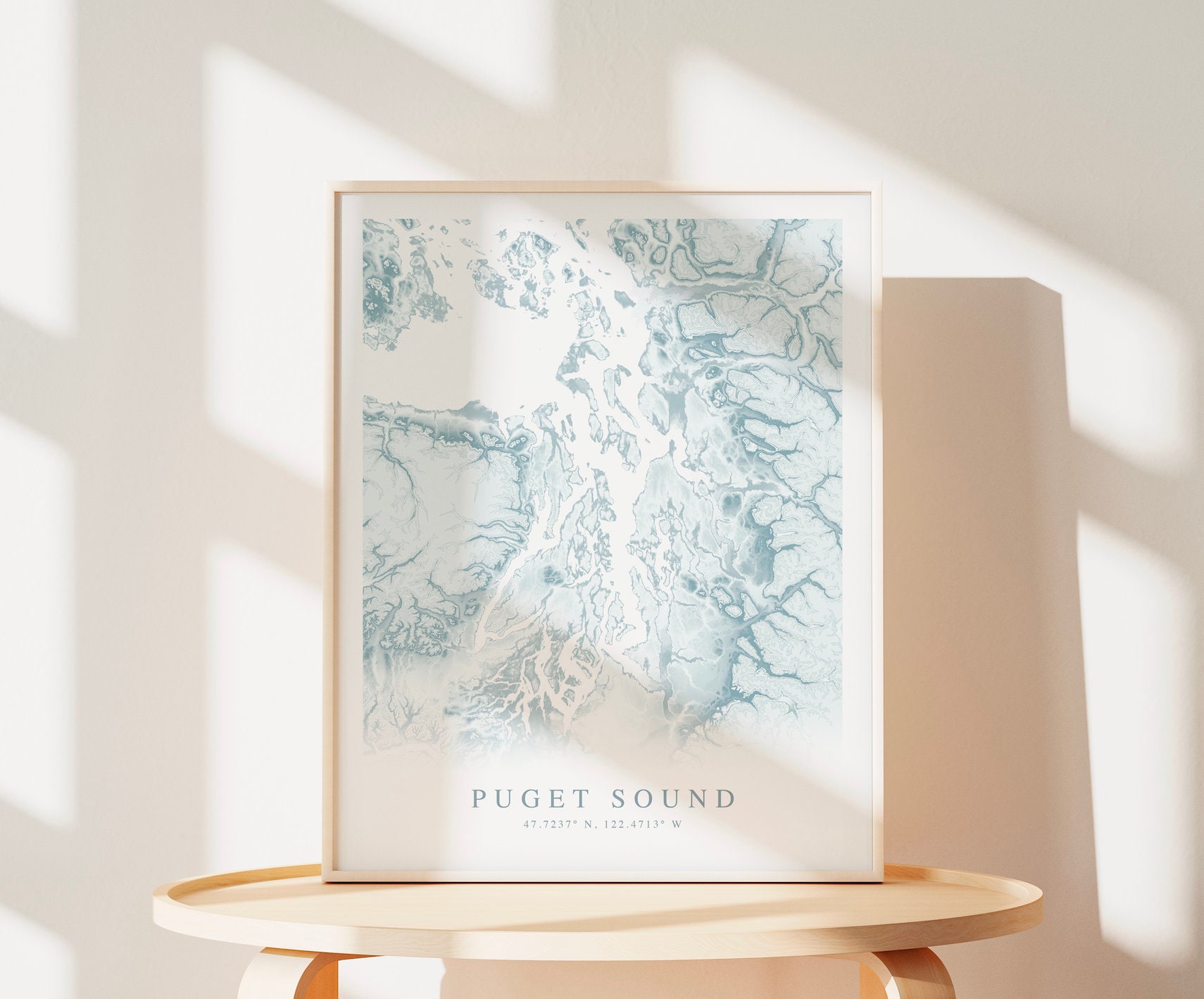 Puget Sound Map Print Map Of Puget Sound Puget Sound T Washington
