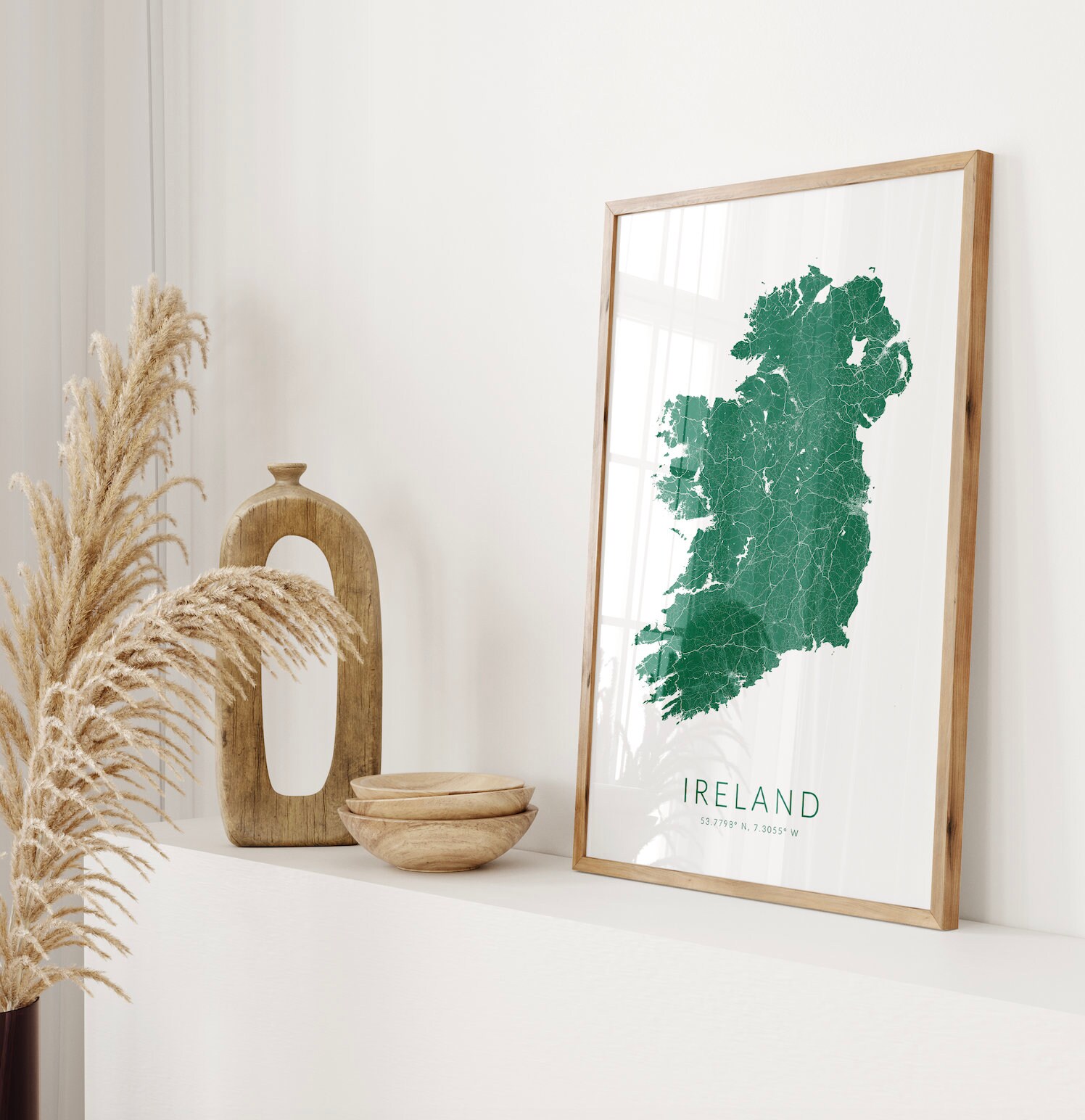 Ireland Map Print, Ireland Map Poster, Ireland Gift, Minimalist Map ...