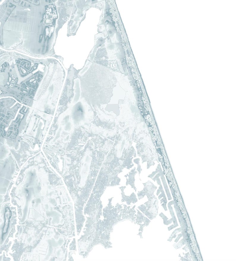 Sandbridge Beach Virginia Map Print, Map of Sandbridge Beach ...