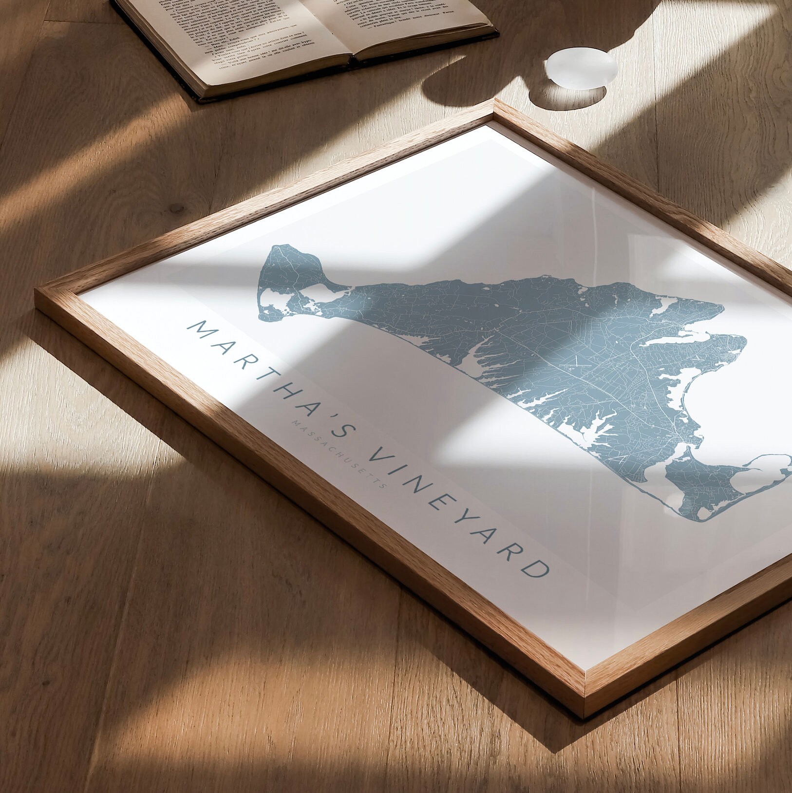 Martha's Vineyard Map Print, Martha's Vineyard Poster, Marthas Vineyard ...