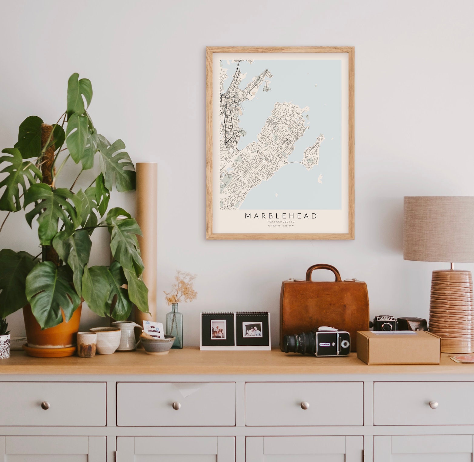 Marblehead Massachusetts Map Print, Map of Marblehead MA, Marblehead ...